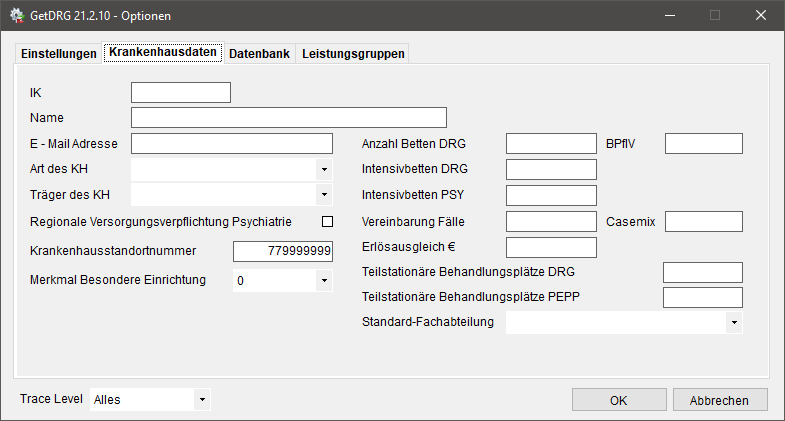 G-DRG Grouper GetDRG